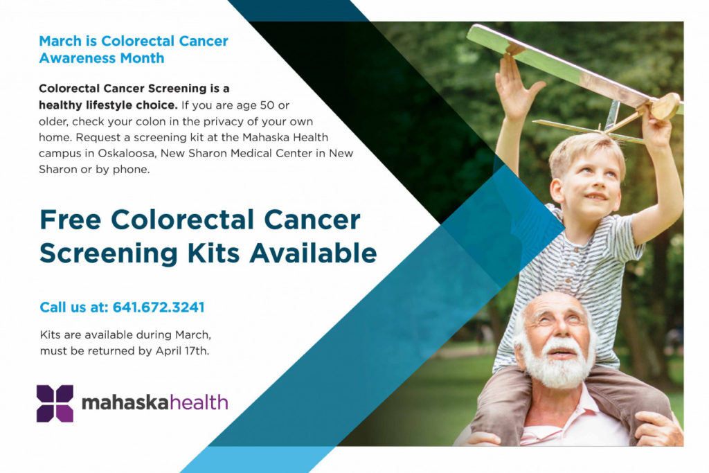 Free Colorectal Screening Kits - Mahaska Health