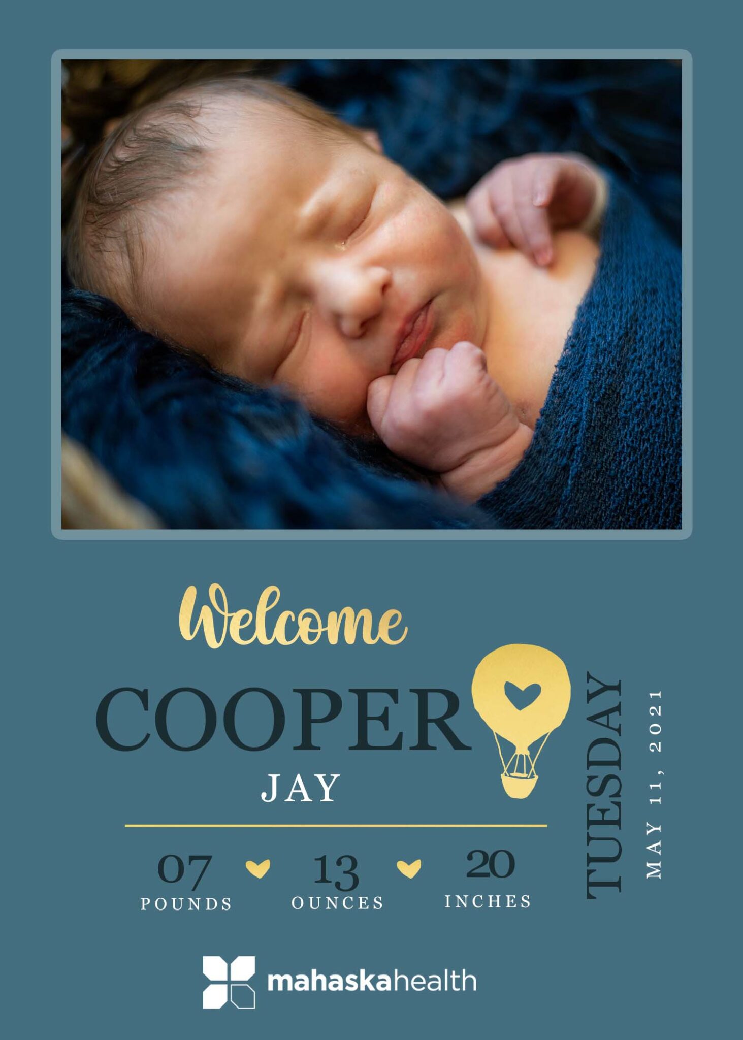 Welcome Cooper Jay! - Mahaska Health