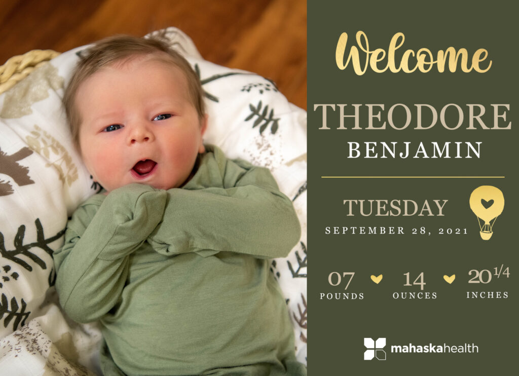 Welcome Theodore Benjamin! - Mahaska Health