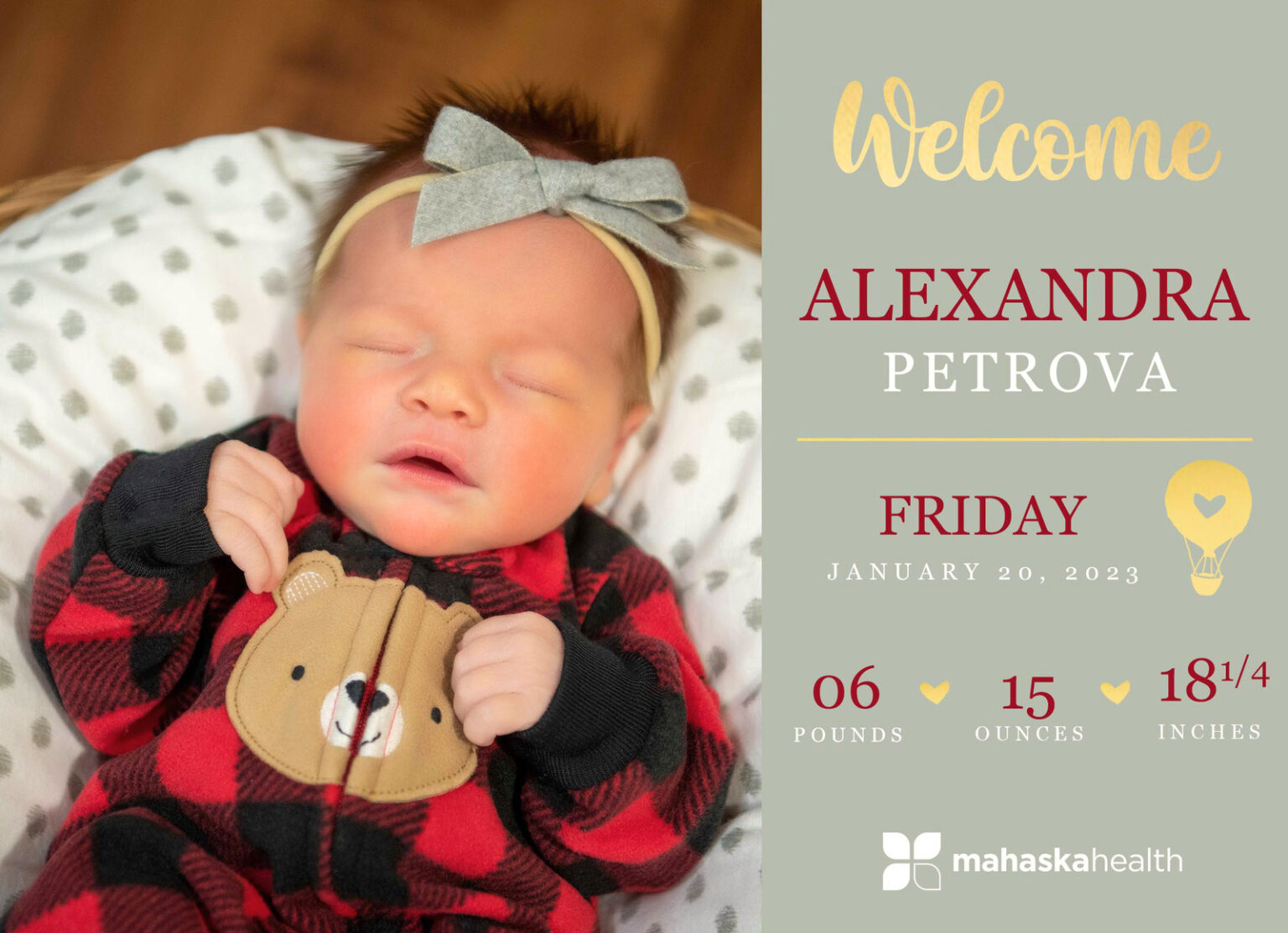Welcome Alexandra Petrova! - Mahaska Health
