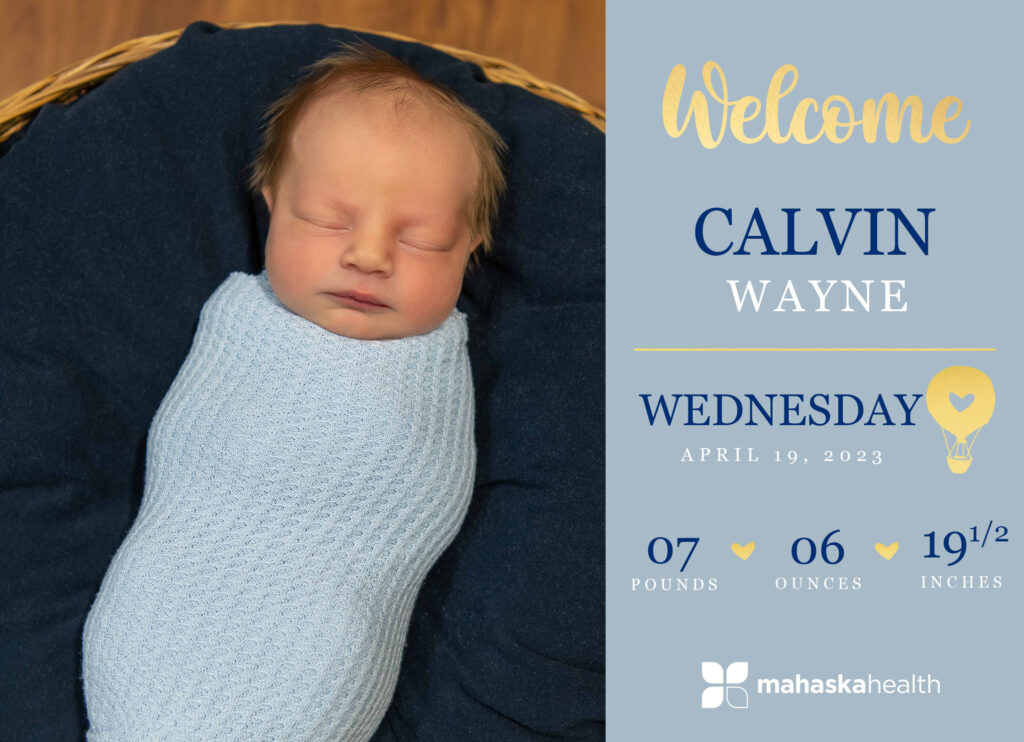 Welcome Calvin Wayne! - Mahaska Health