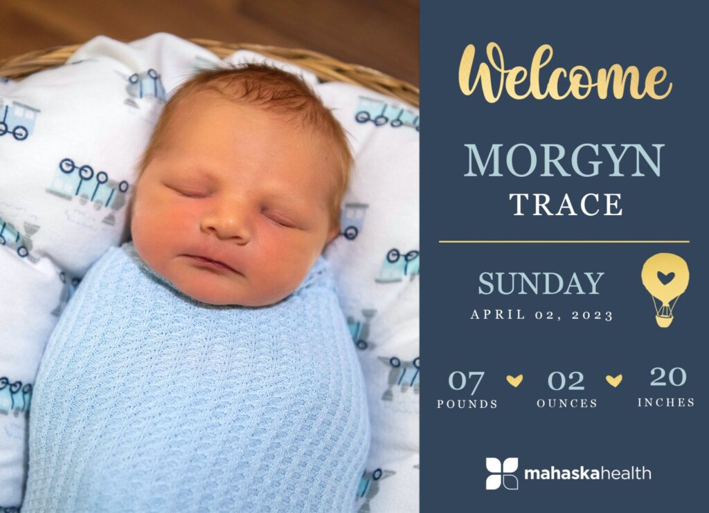 Welcome Morgyn Trace! - Mahaska Health