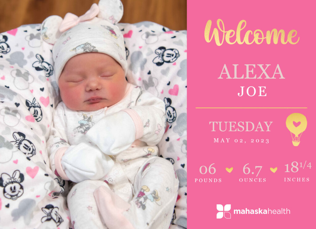 Welcome Alexa Joe! - Mahaska Health