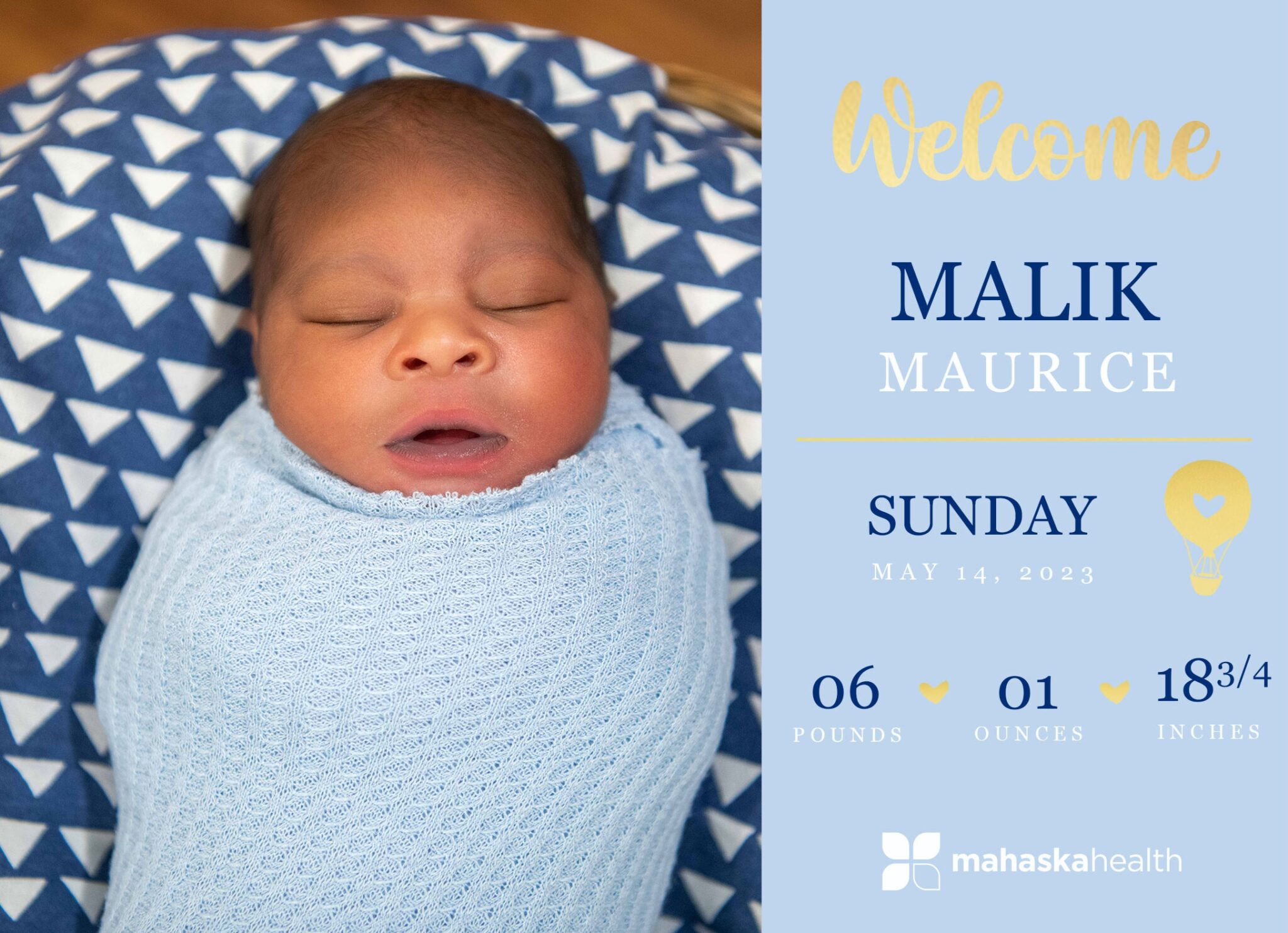 Welcome Malik Maurice! - Mahaska Health
