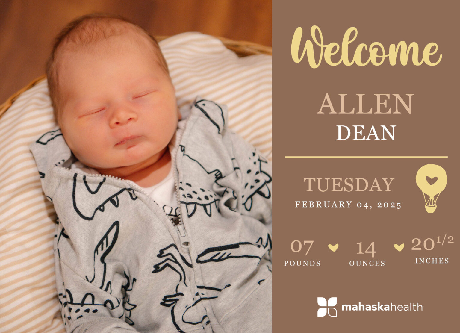 Welcome Allen Dean! - Mahaska Health